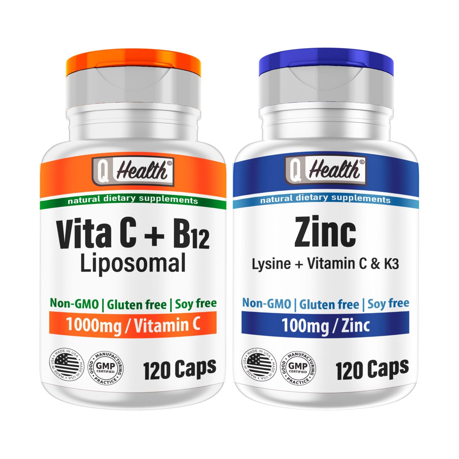 Vitamina C + Zinc QHealth – Salud Cuántica